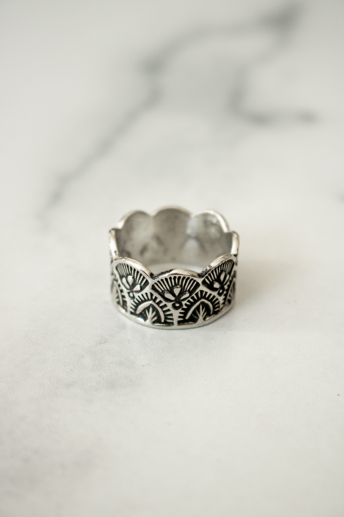 Autumntide Temple Ring - Reed + Rush